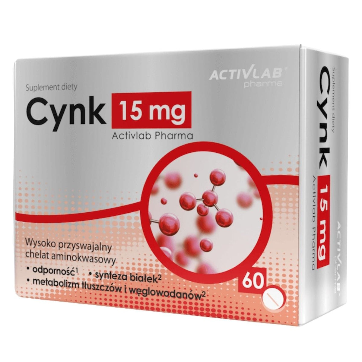 Activlab Pharma Zinc 15 mg - 60 Tablets – Medpak