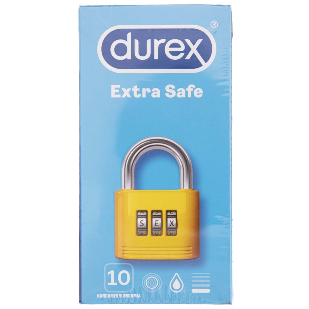 Durex Extra Safe Condoms - 10 pieces – Medpak