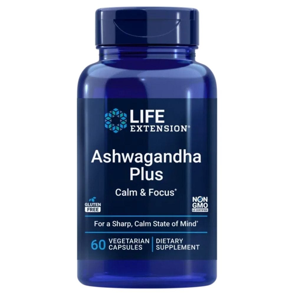 Life Extension Ashwagandha Plus Calm & Focus - 60 capsules – Medpak