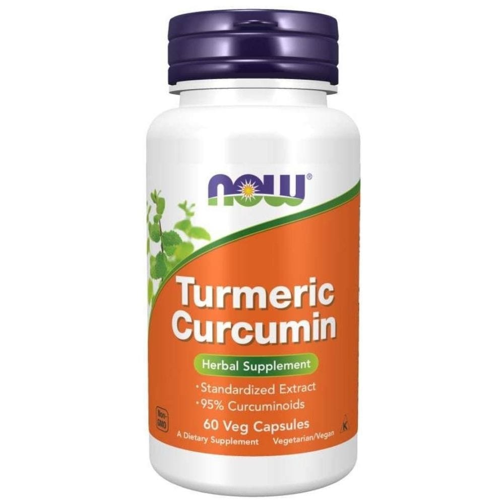 Now Foods Turmeric Curcumin - 60 Veg Capsules – Medpak