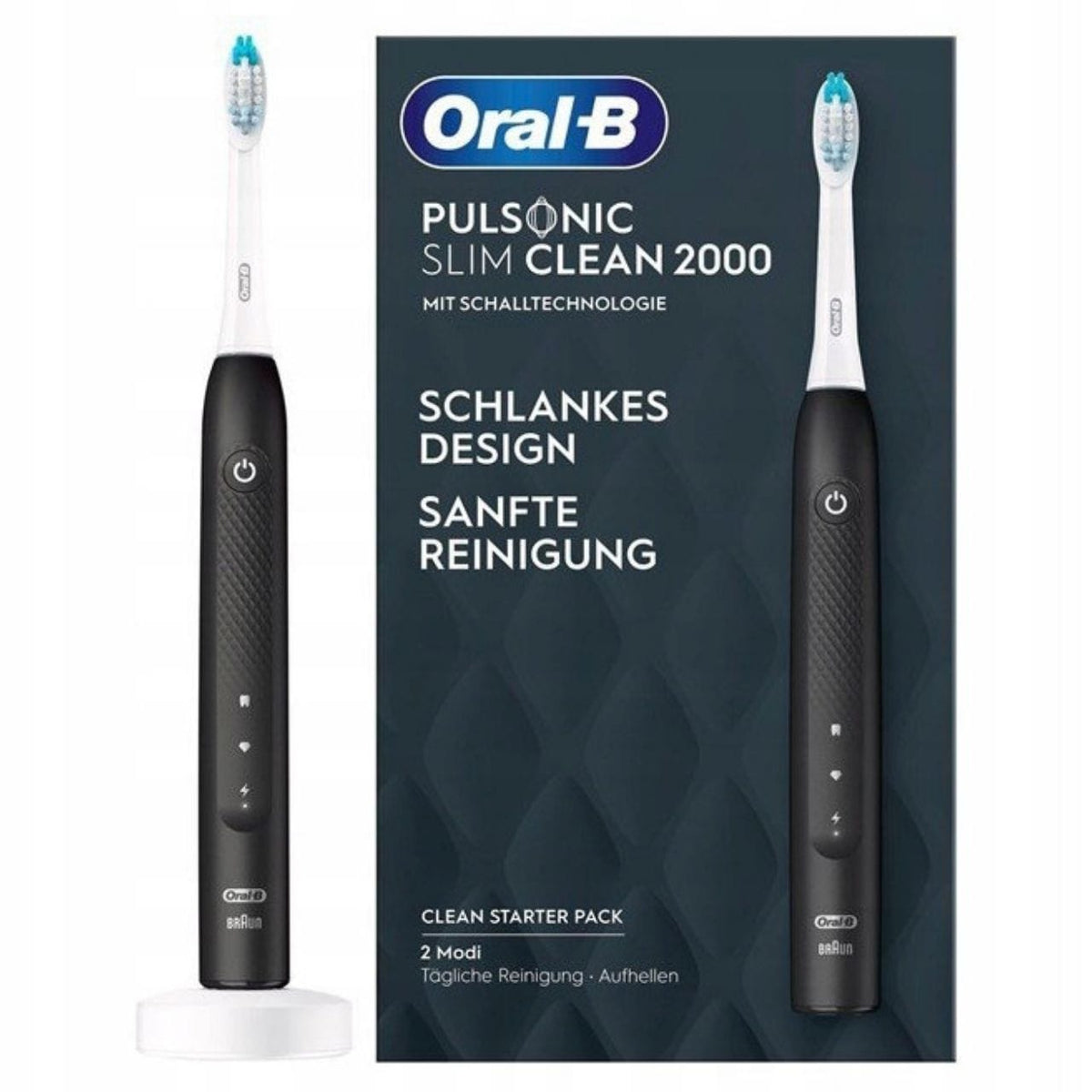 Oral-B Electric Tb Pulsonic Slim Clean 2000 Sonic Toothbrush - Black ...